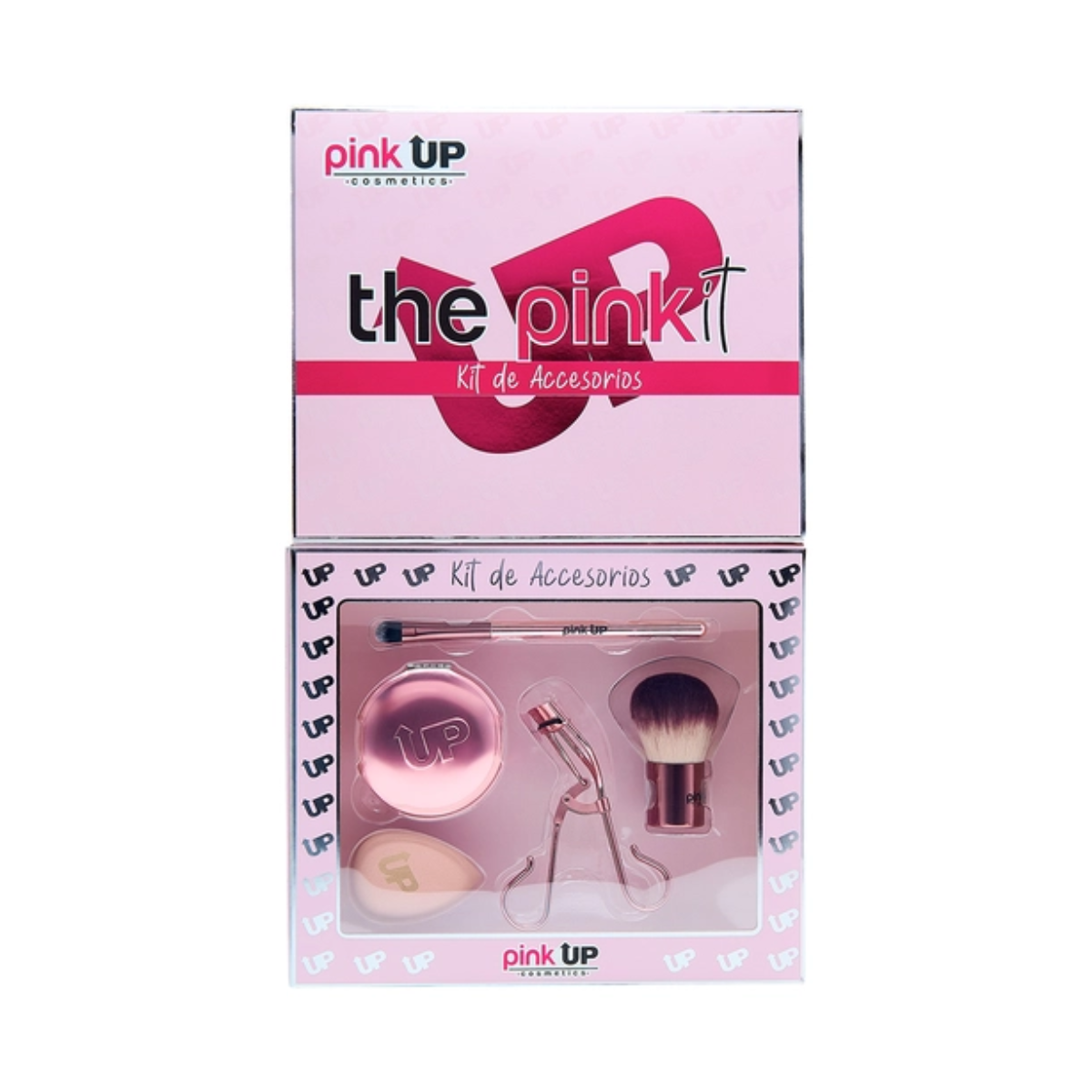 SET DE ACCESORIOS DE MAQUILLAJE THE PINKIT - PINK UP – Don Juan Beauty ...