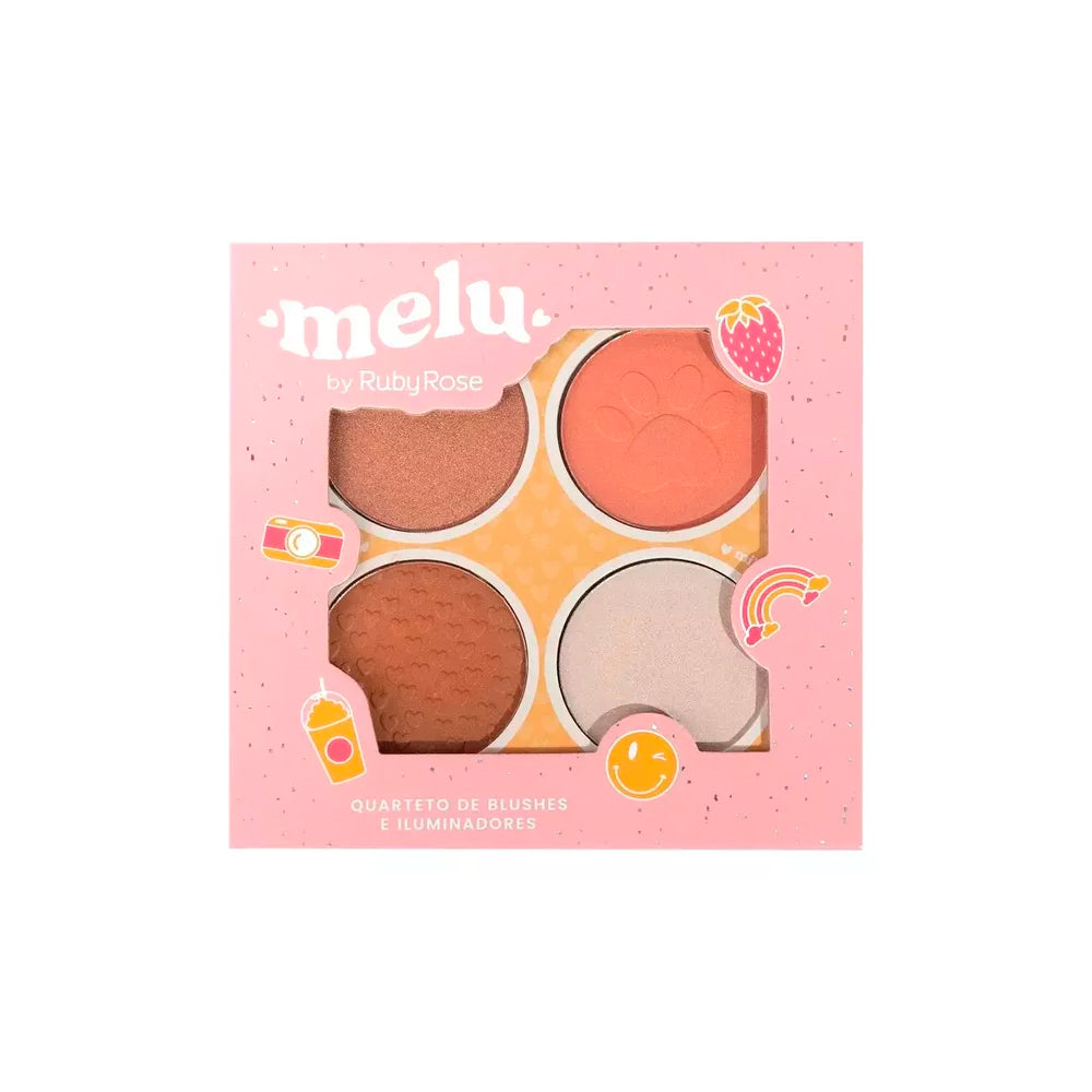 PALETA DE ROSTRO RUBY ROSE MELU – Don Juan Beauty Supply