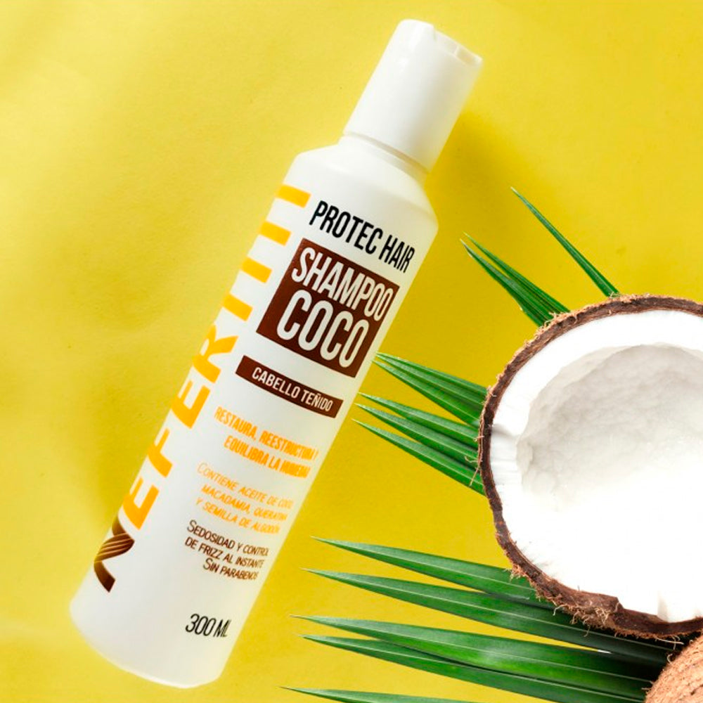 SHAMPOO DE COCO NEFERTITI PROTEC HAIR 300 ML – Don Juan Beauty Supply